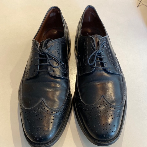 Allen Edmonds | Shoes | Allen Edmonds Black Wing Tip Shoes Size 15e ...